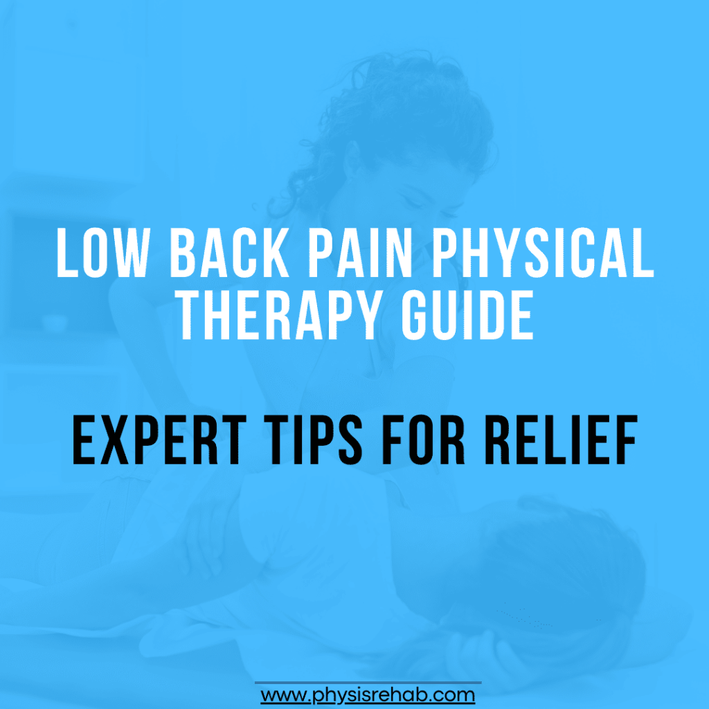 Low back pain and Physical Therapy: A Comprehensive Physical Therapy ...